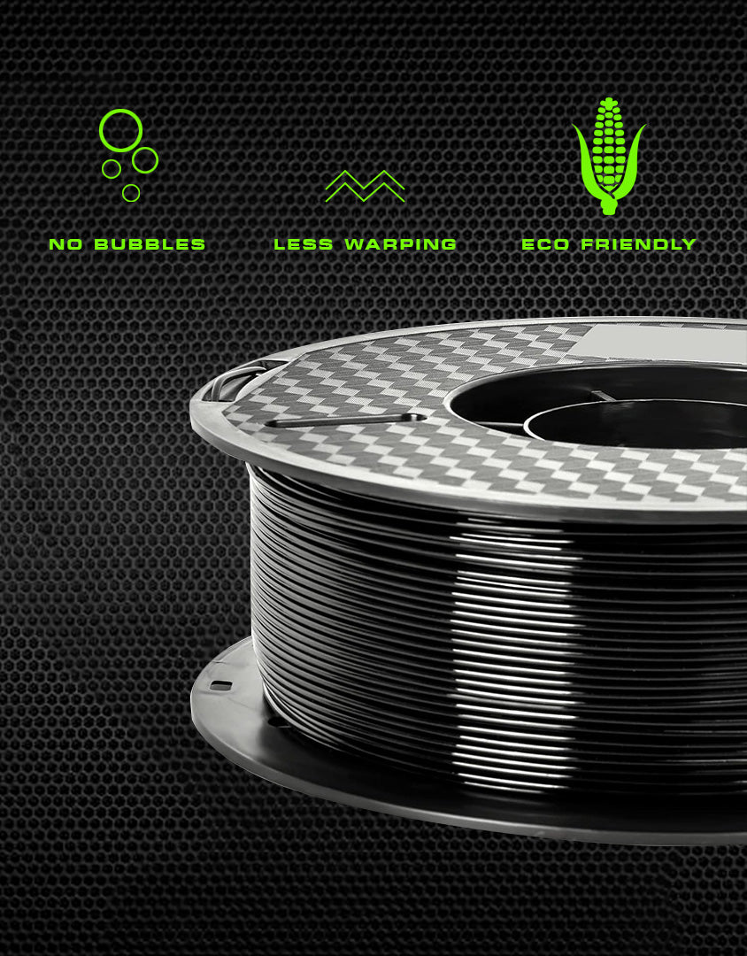 Black PLA 3D Filament – Vanguard 3D