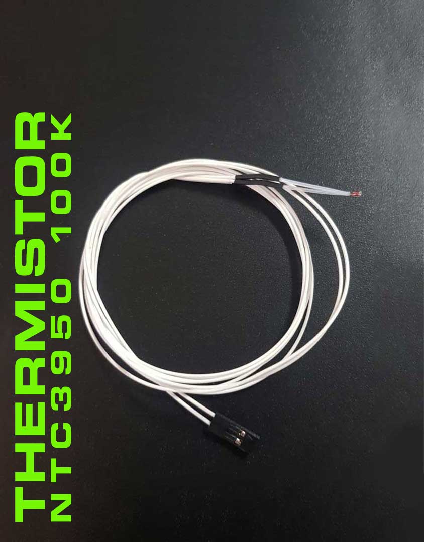 Thermistor for 3D Printer - NTC 3950 Thermistor 100K – Vanguard 3D